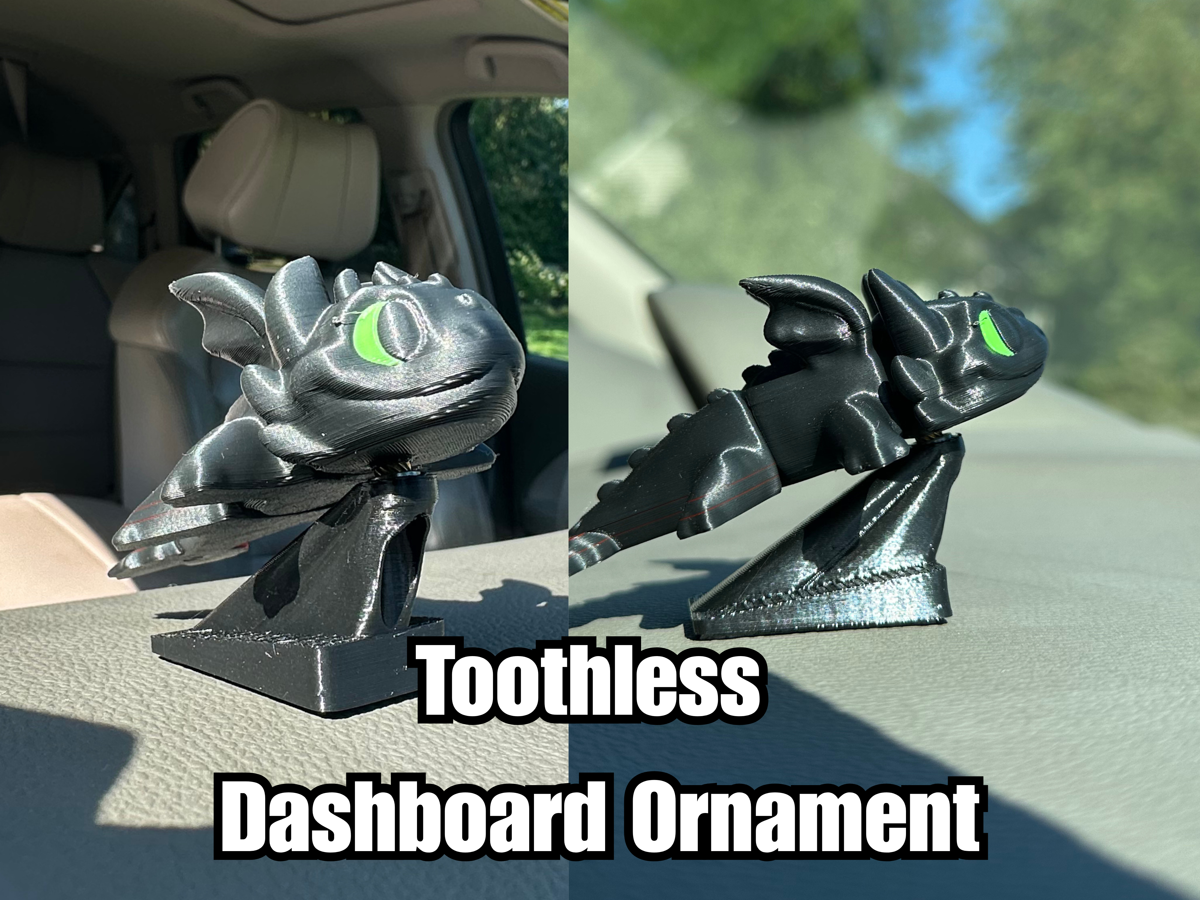 Toothless Dashboard Drift Ornament – How to Train Your Dragon Car Deco ...